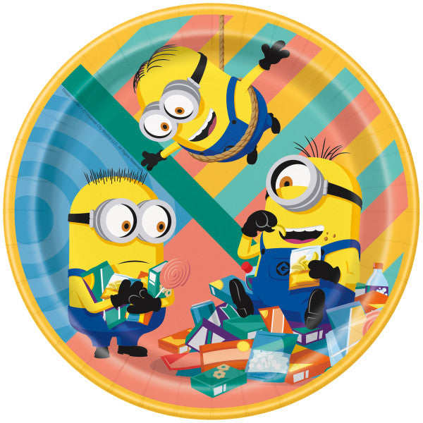 Despicable Me Round 9" Dinner Plates, 8ct – Sakura Toyland Wholesale